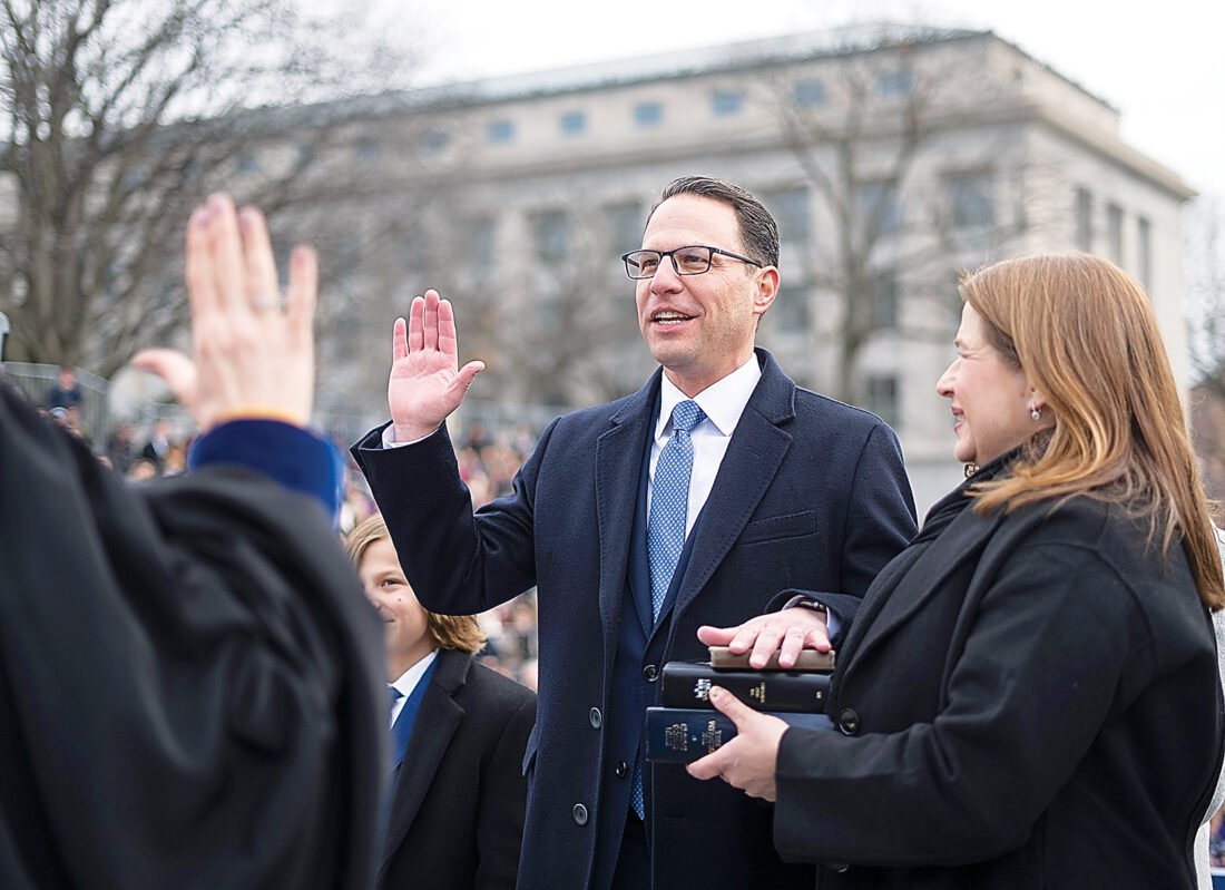 Shapiro sworn in as governor | News, Sports, Jobs - Altoona Mirror